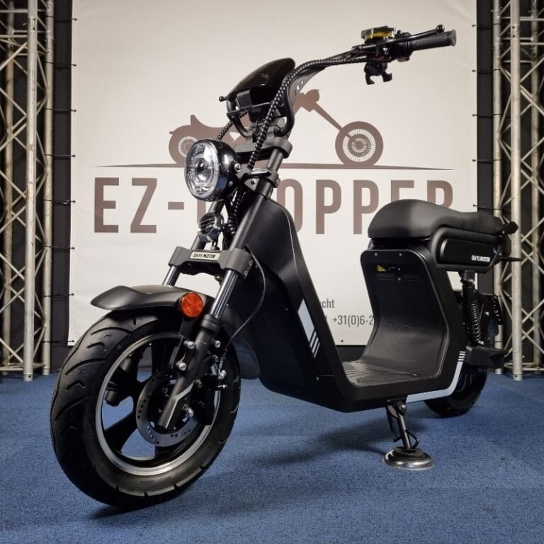 E-Baldur - mat zwart | Elektrische Chopper Scooter