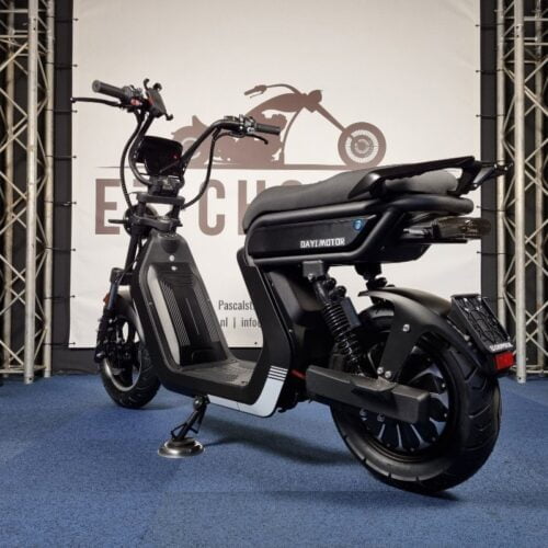 E-Baldur - mat zwart | Elektrische Chopper Scooter