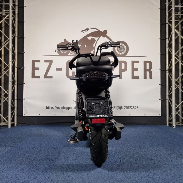 E-Baldur - mat zwart | Elektrische Chopper Scooter