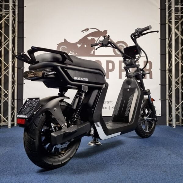 E-Baldur - mat zwart | Elektrische Chopper Scooter
