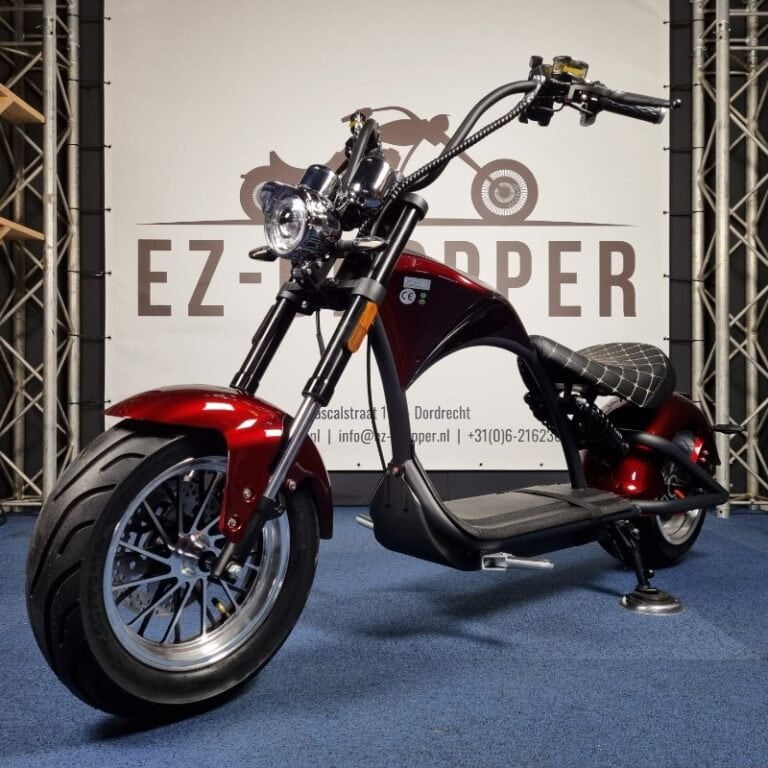 E-Chopper M1P - wine red | Dordrecht | EZ-Chopper.nl