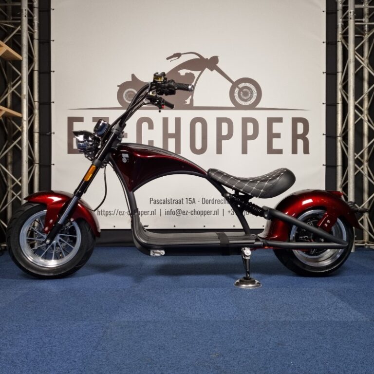 E-Chopper M1P - wine red | Dordrecht | EZ-Chopper.nl